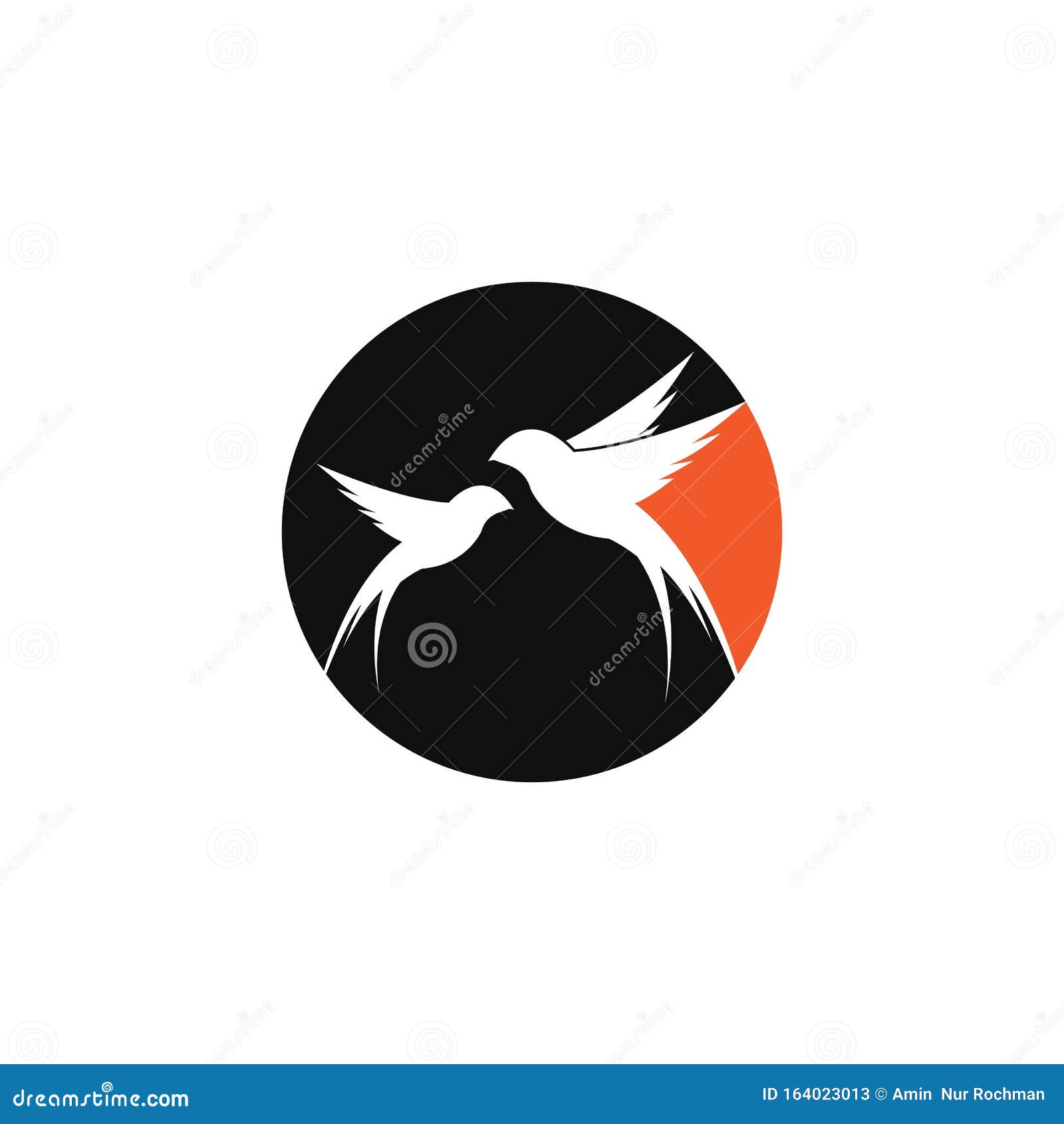 Bird Colony Logo Template Vector Illustration Stock Illustration ...
