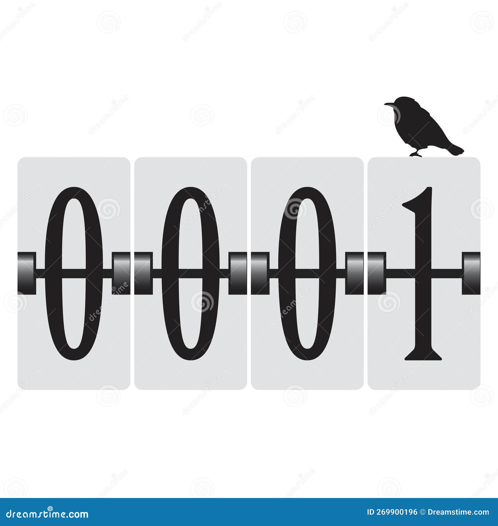Bird Count stock vector. Illustration of bird, info - 269900196