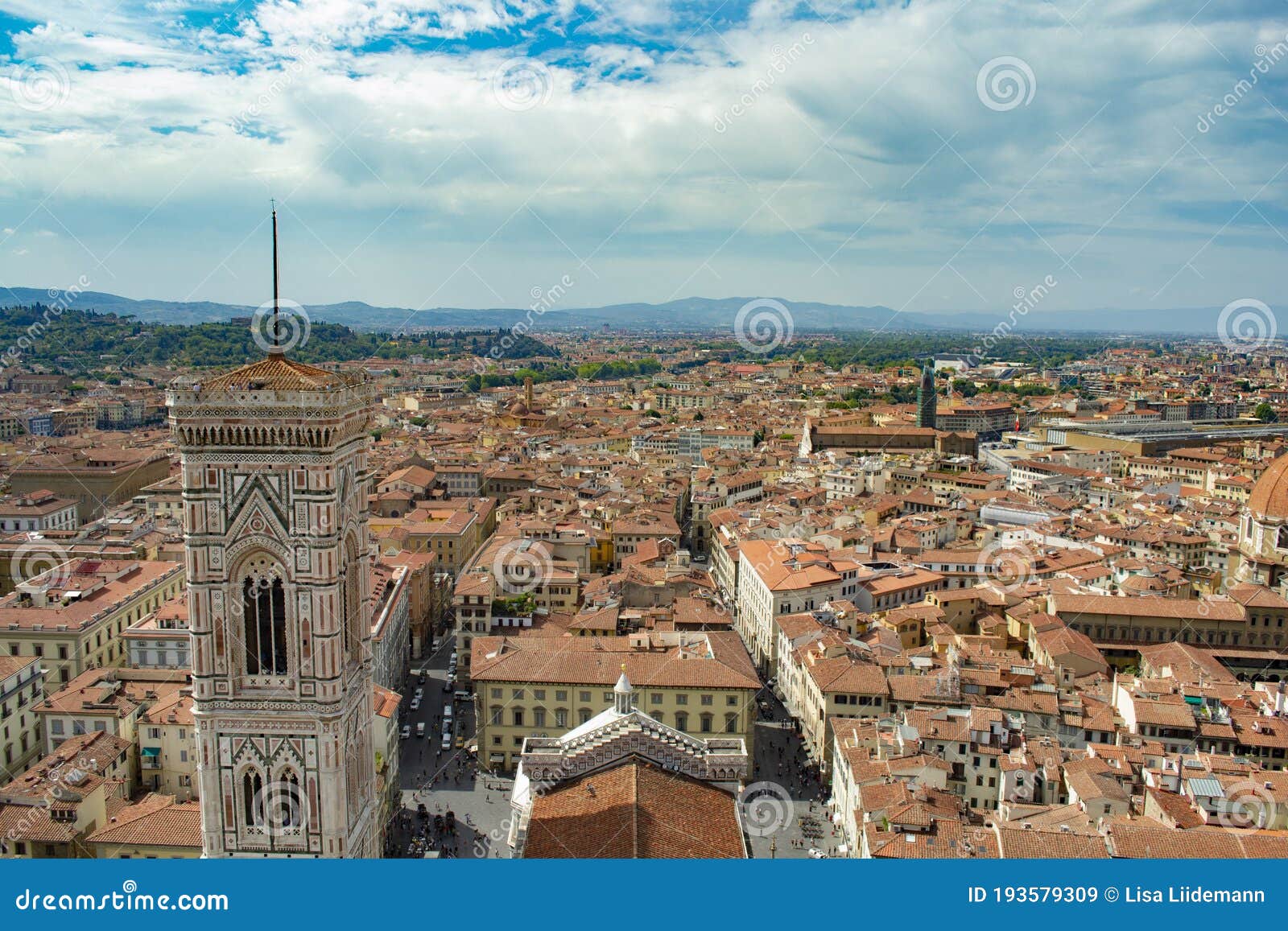 Bird S Eye View of Florence, Italy Editorial Stock Image - Image of ...