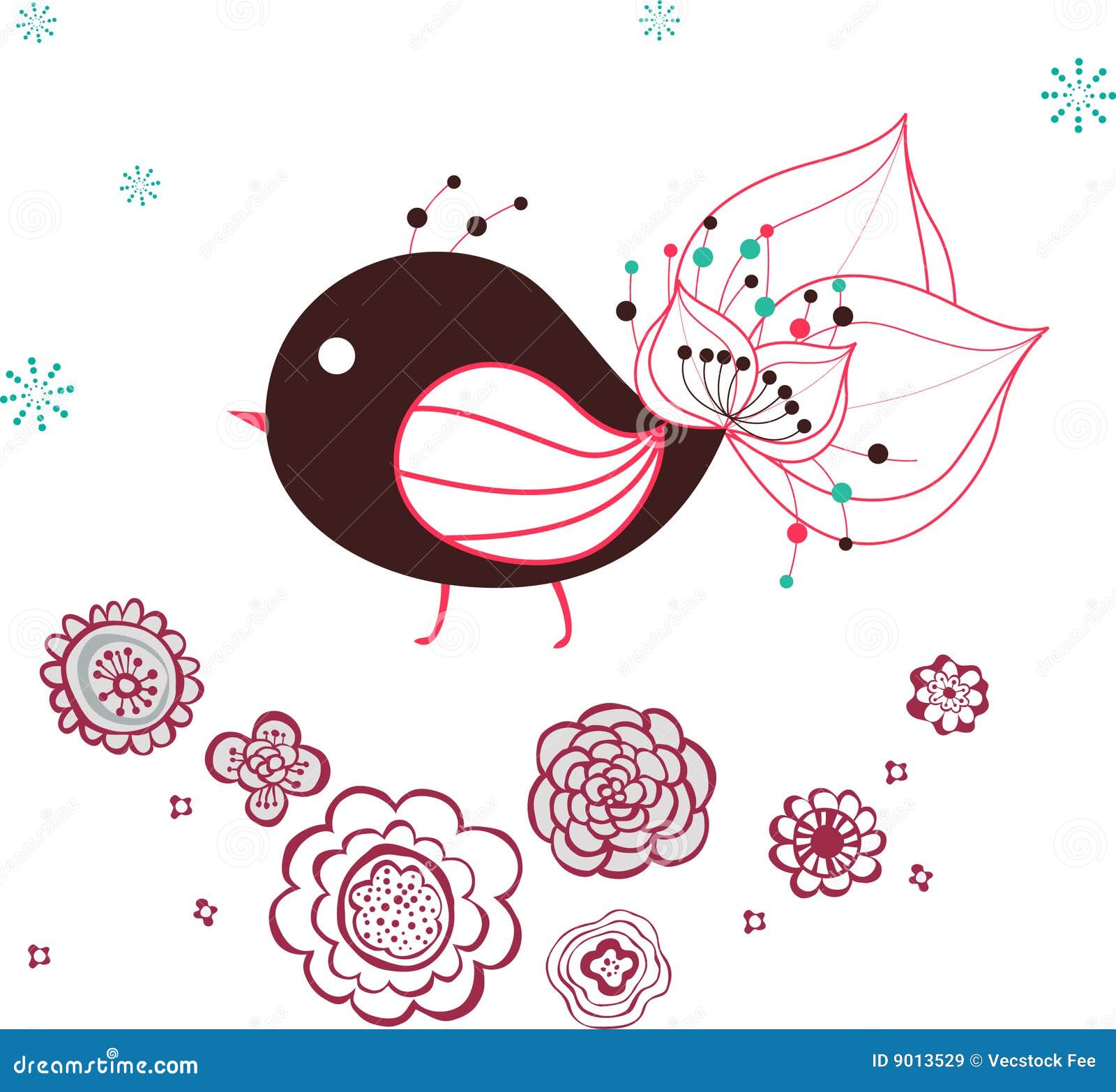 Bird design stock illustration. Illustration of green - 9013529