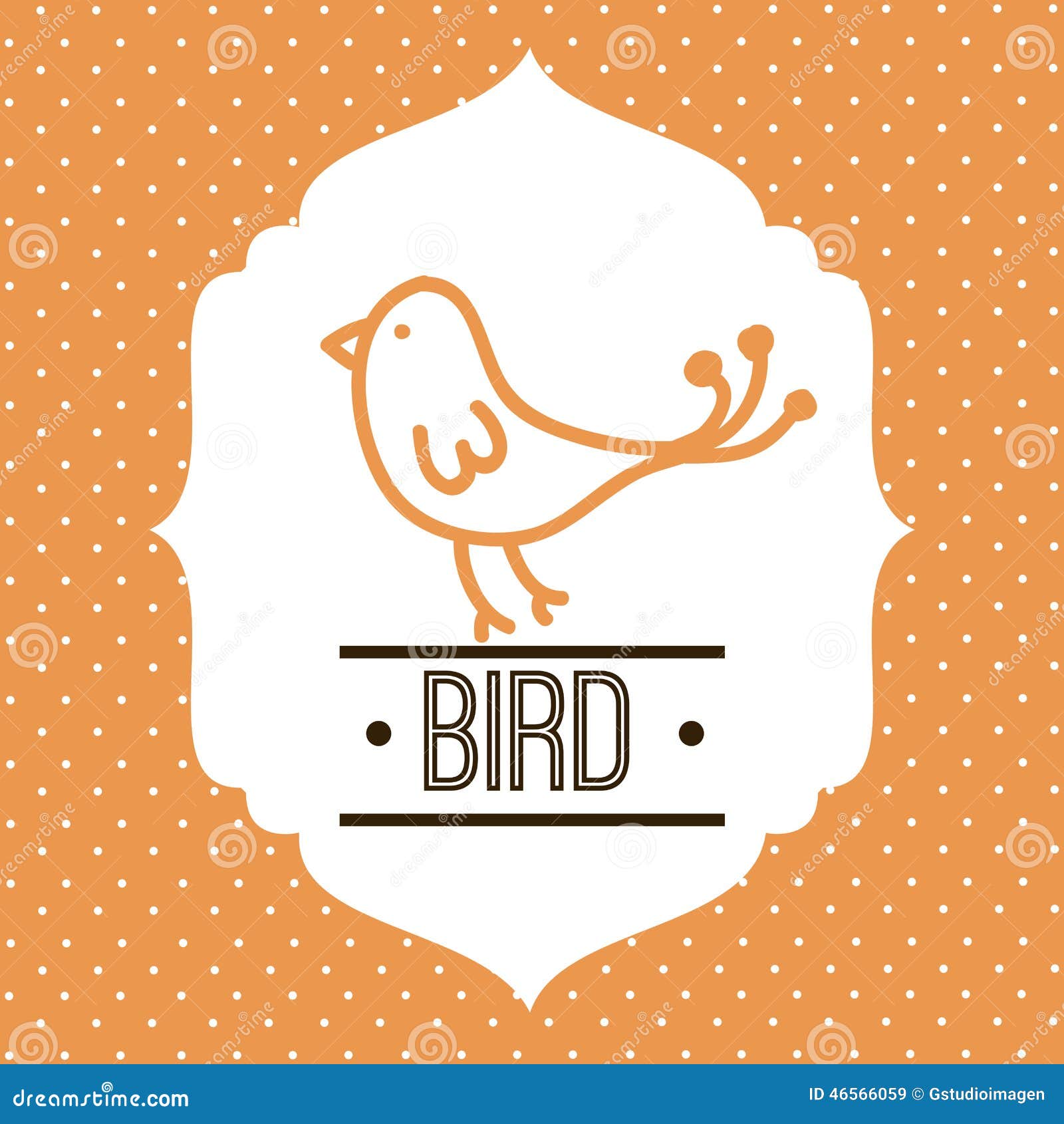 Bird design stock vector. Illustration of cute, animal - 46566059