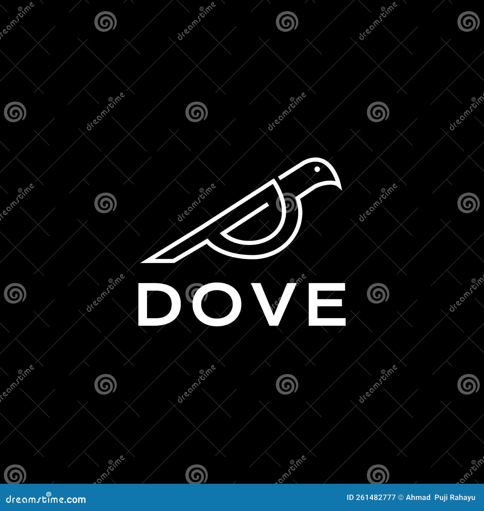 Bird Dove Geometric Modern Logo Design Vector Stock Vector ...