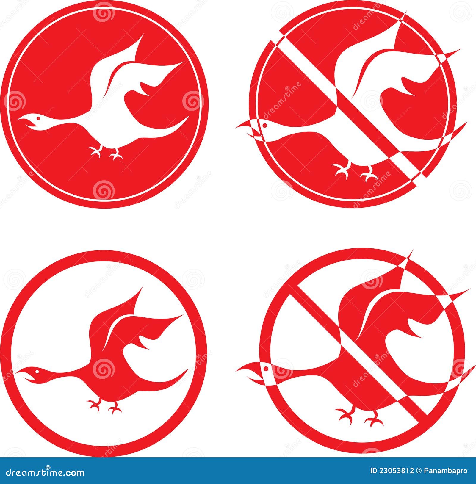Bird dragon stock vector. Illustration of symbol, logo - 23053812