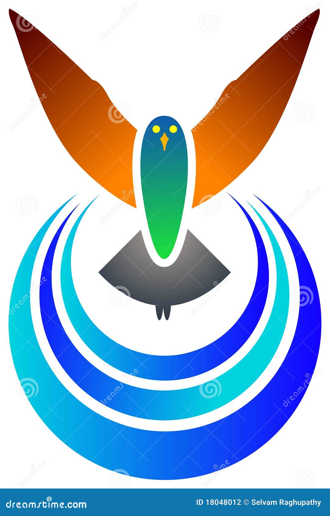 Bird emblem stock vector. Illustration of endangered - 18048012
