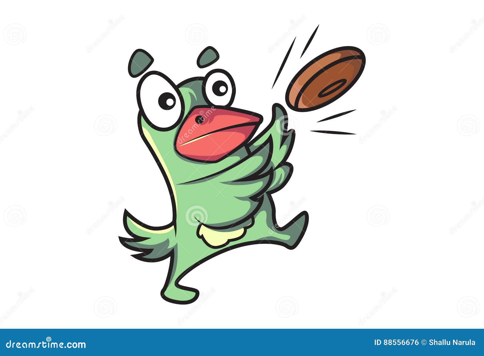 Bird Emoji Holding A Bat And Wearing A Helmet. Stock Photography ...