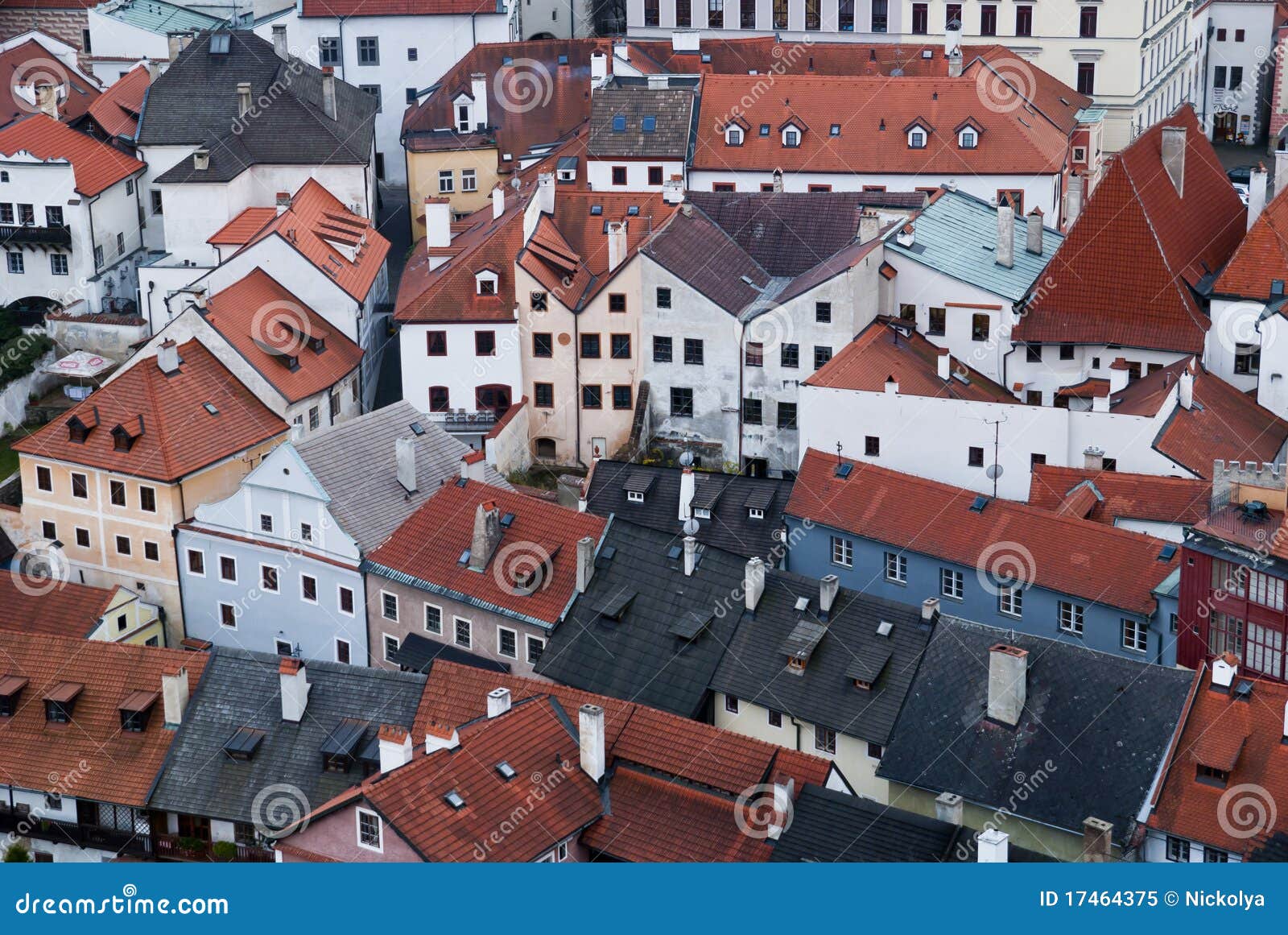 Bird eye view of buildings stock image. Image of roof - 17464375