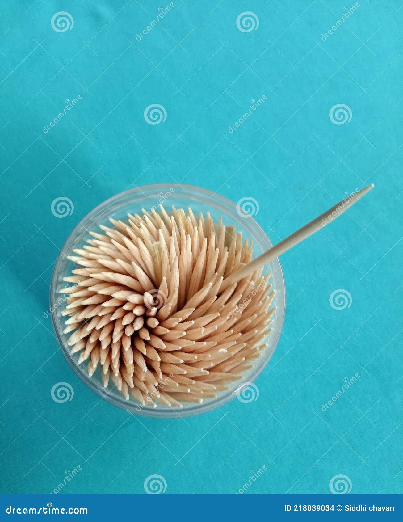 Bird Eye View of Toothpicks in Case Giving a Sharp Apperance of ...