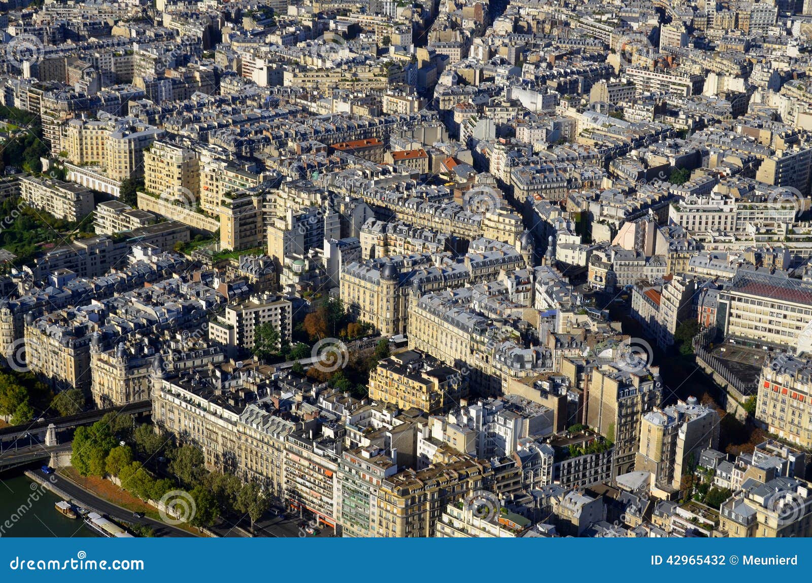 Bird eyes view of Paris stock photo. Image of eyes, memorial - 42965432