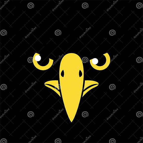 Bird face draw stock vector. Illustration of looking - 211128026