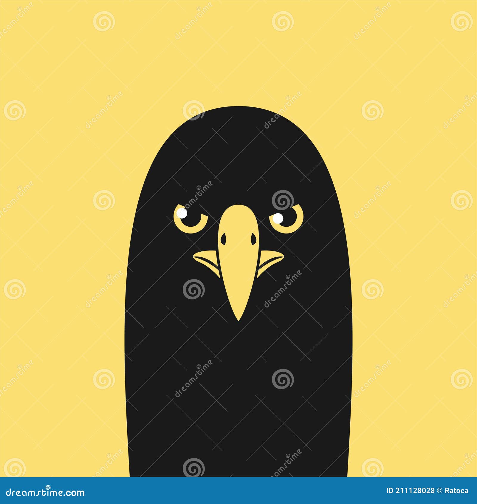 Bird face draw stock vector. Illustration of mystic - 211128028