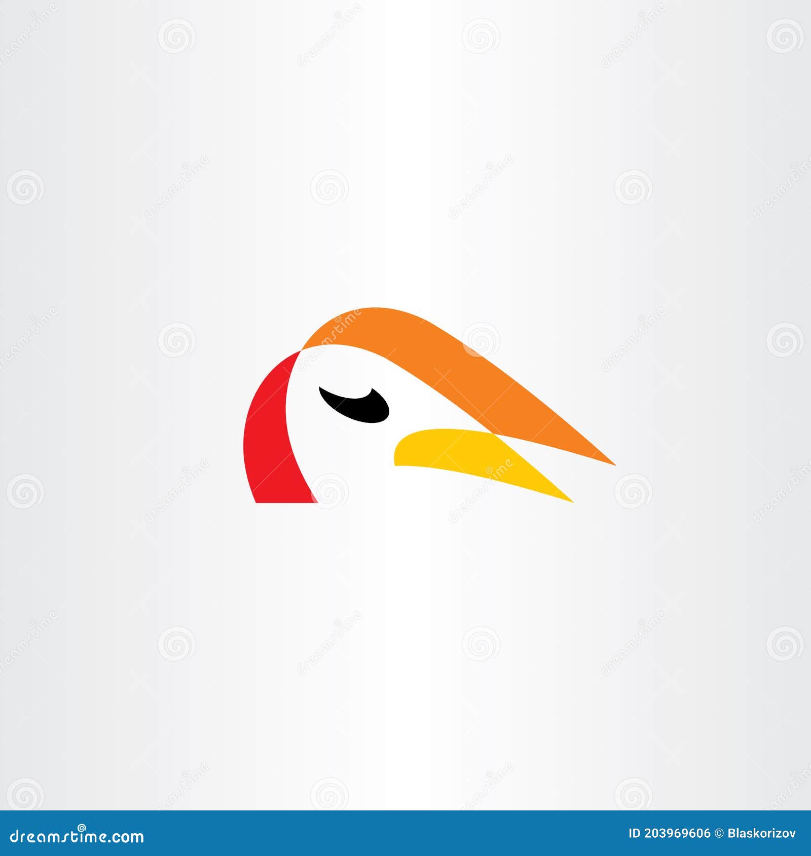 Bird Face Logo Symbol Design Vector Icon Stock Vector - Illustration of ...