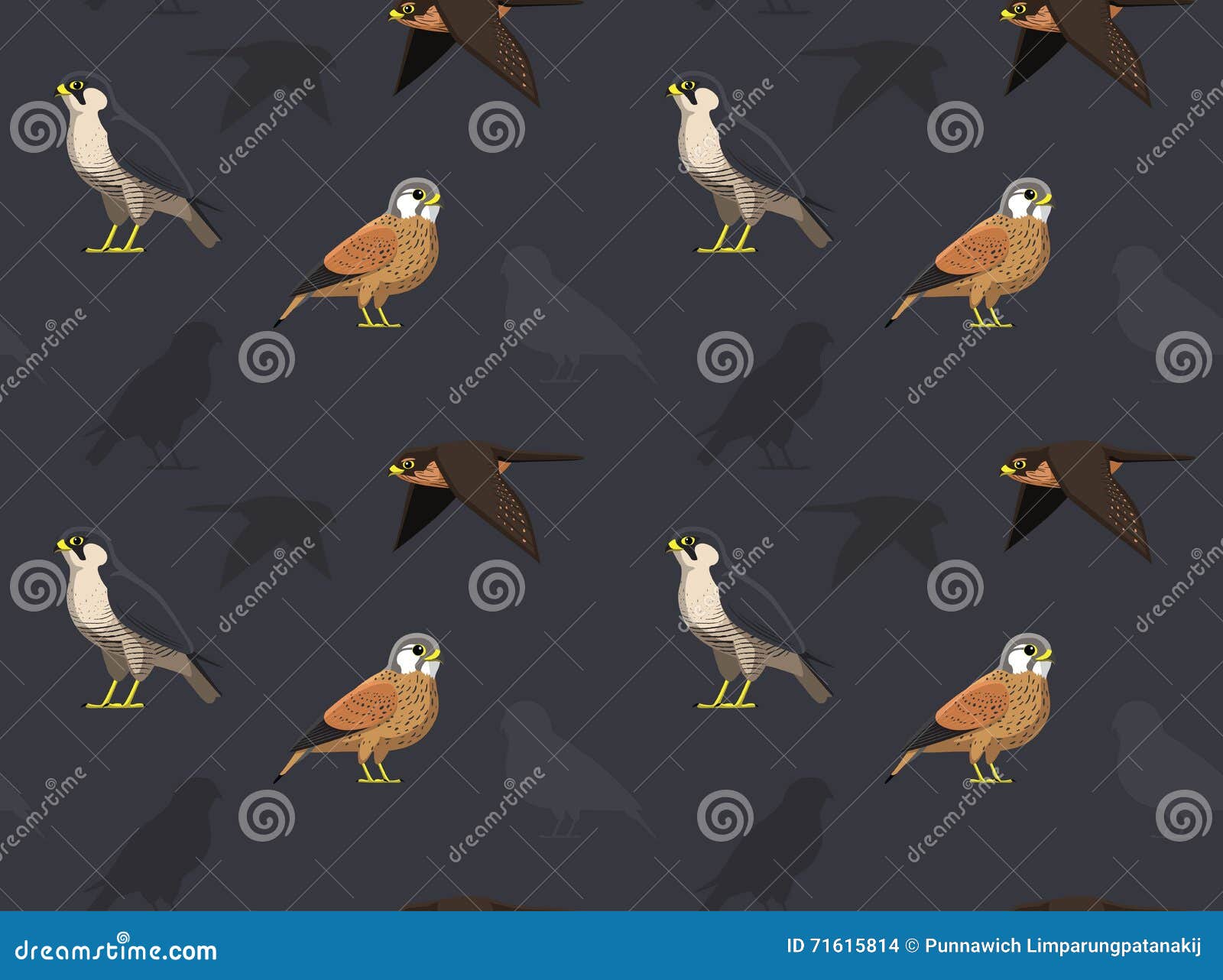 Merlin Bird Minimal Logo Design Cartoon Vector | CartoonDealer.com ...