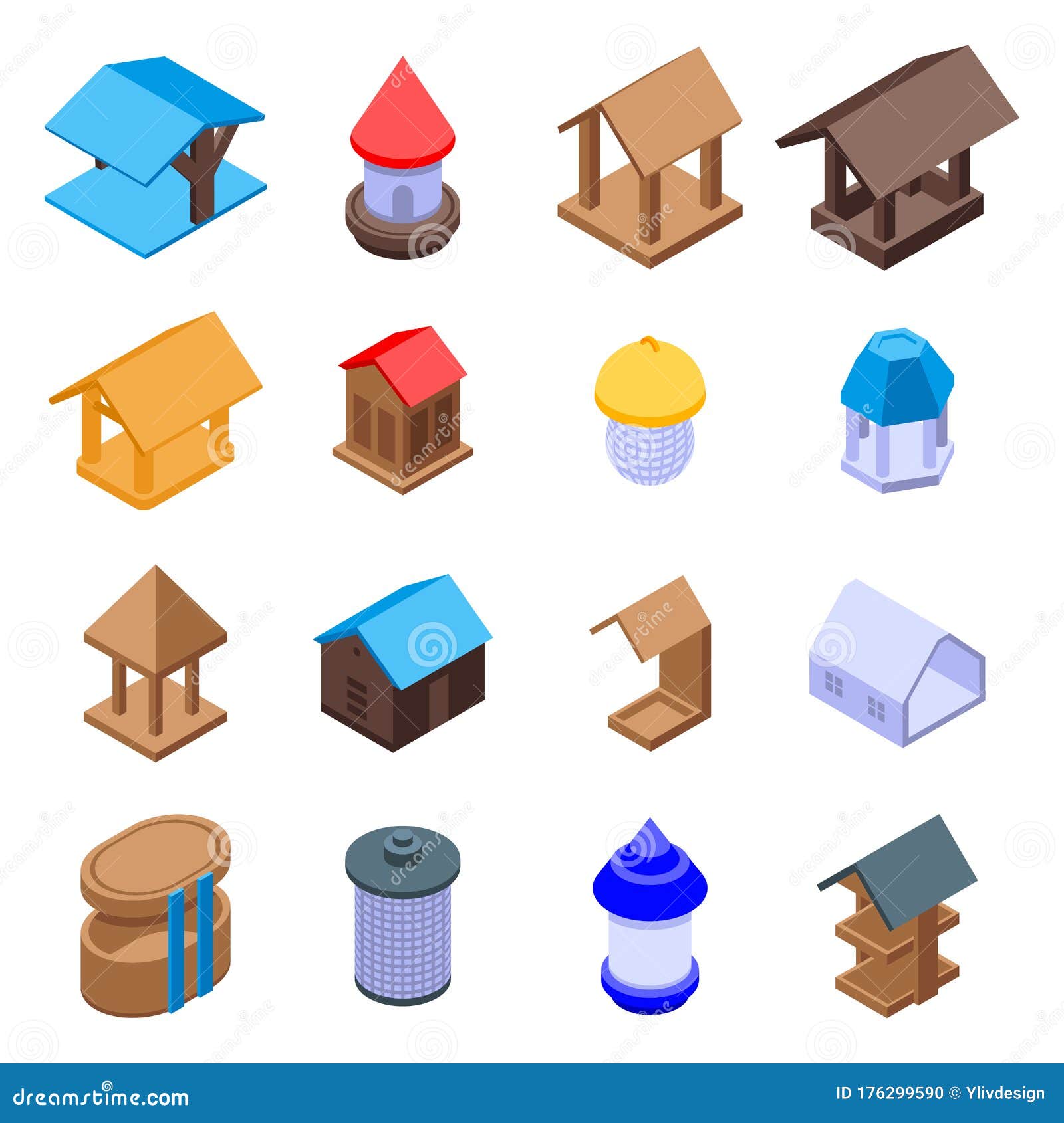 Bird Feeders Animal Illustration On White Background. Asd Illustration ...