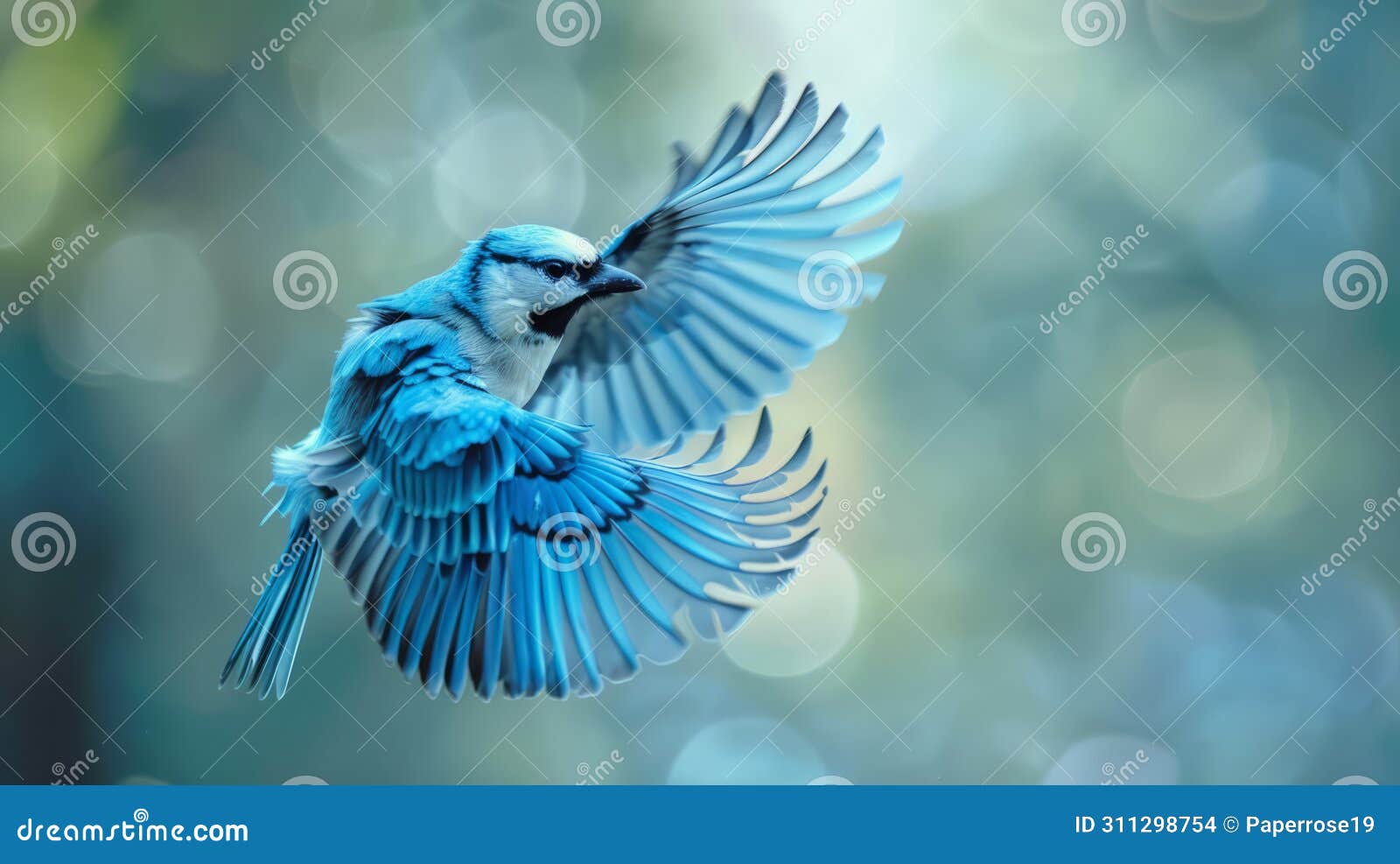 Bird in Flight Showing Wing Stock Illustration - Illustration of ...