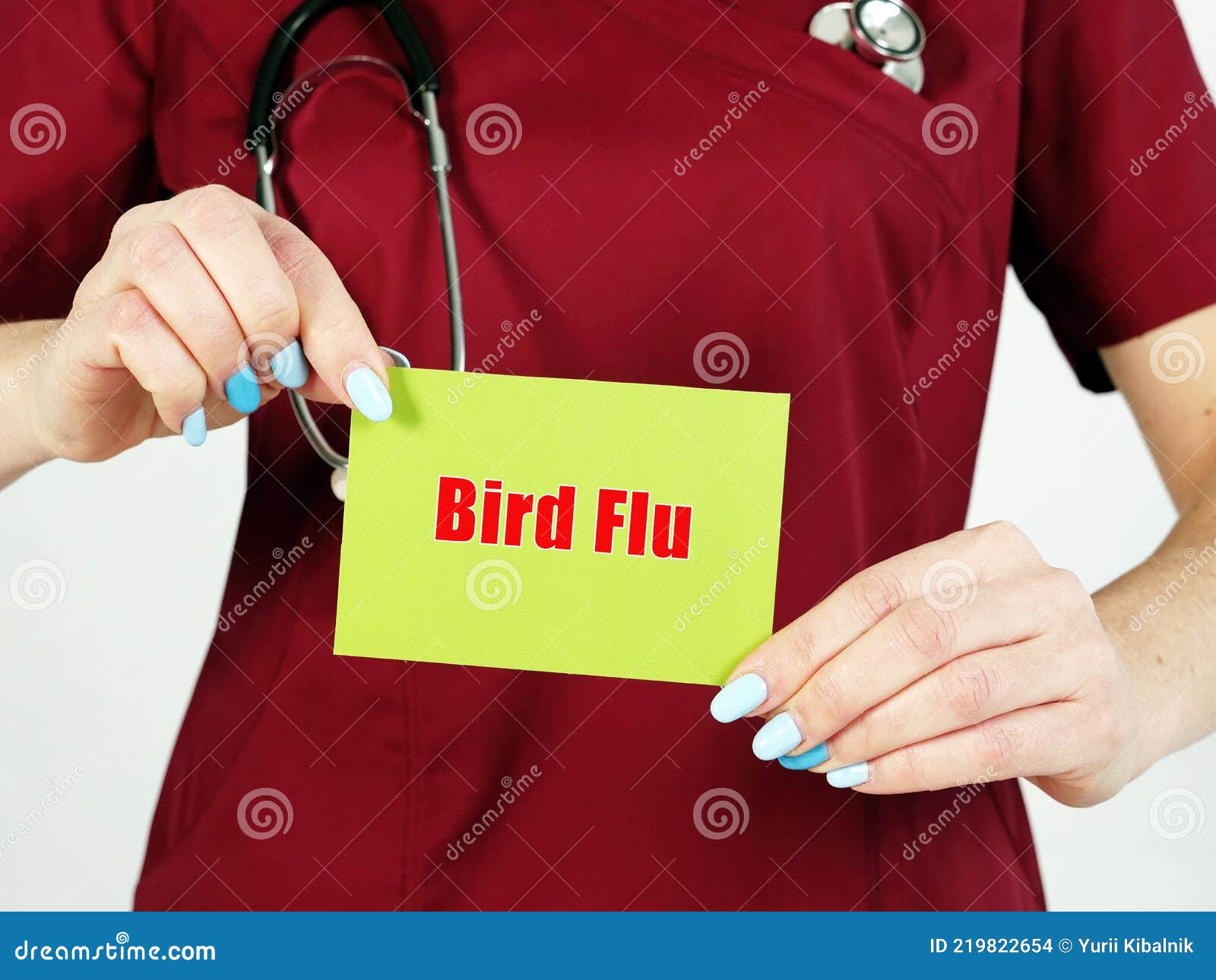 Bird Flu Avian Influenza Sign on the Page Stock Photo - Image of ...