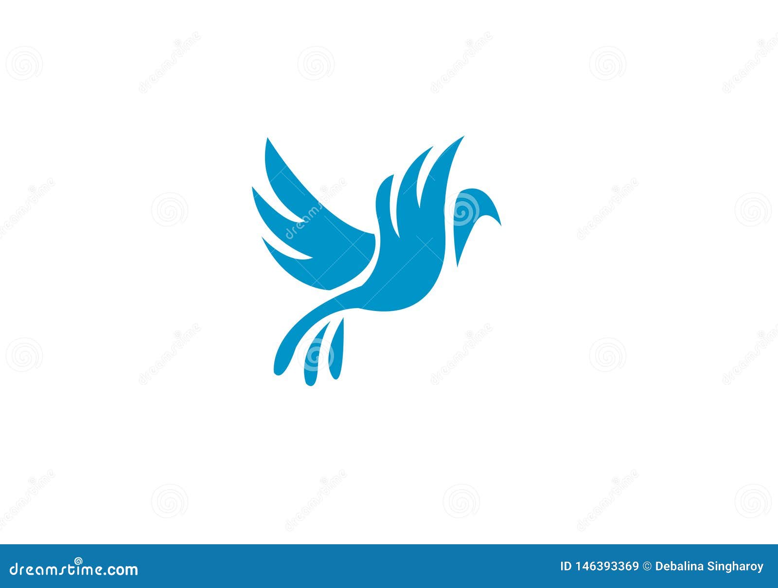 Bird Fly Creative Logo Modern Simple Vector Editable Template Luxury ...