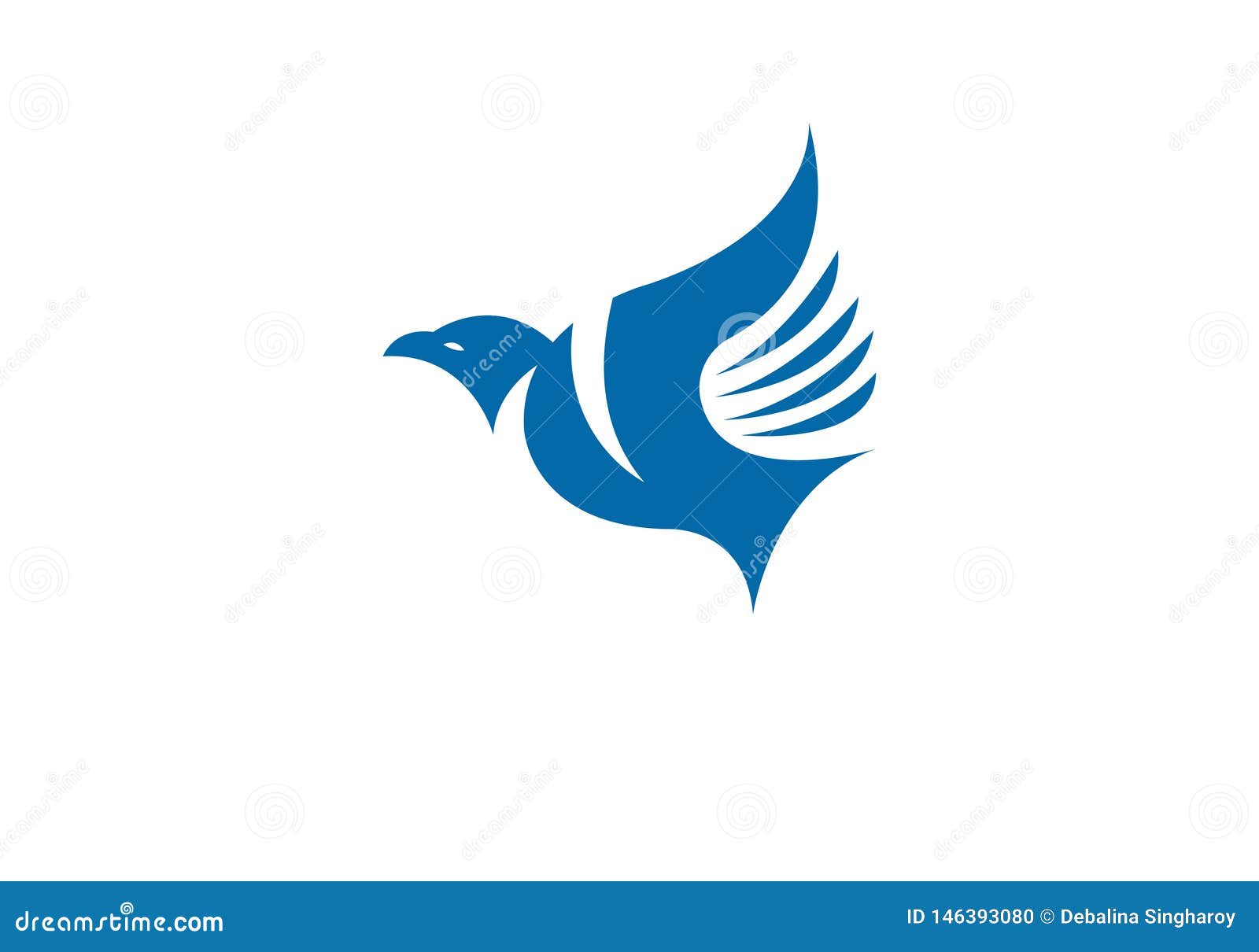 Bird Fly Creative Logo Modern Simple Vector Editable Template Luxury ...