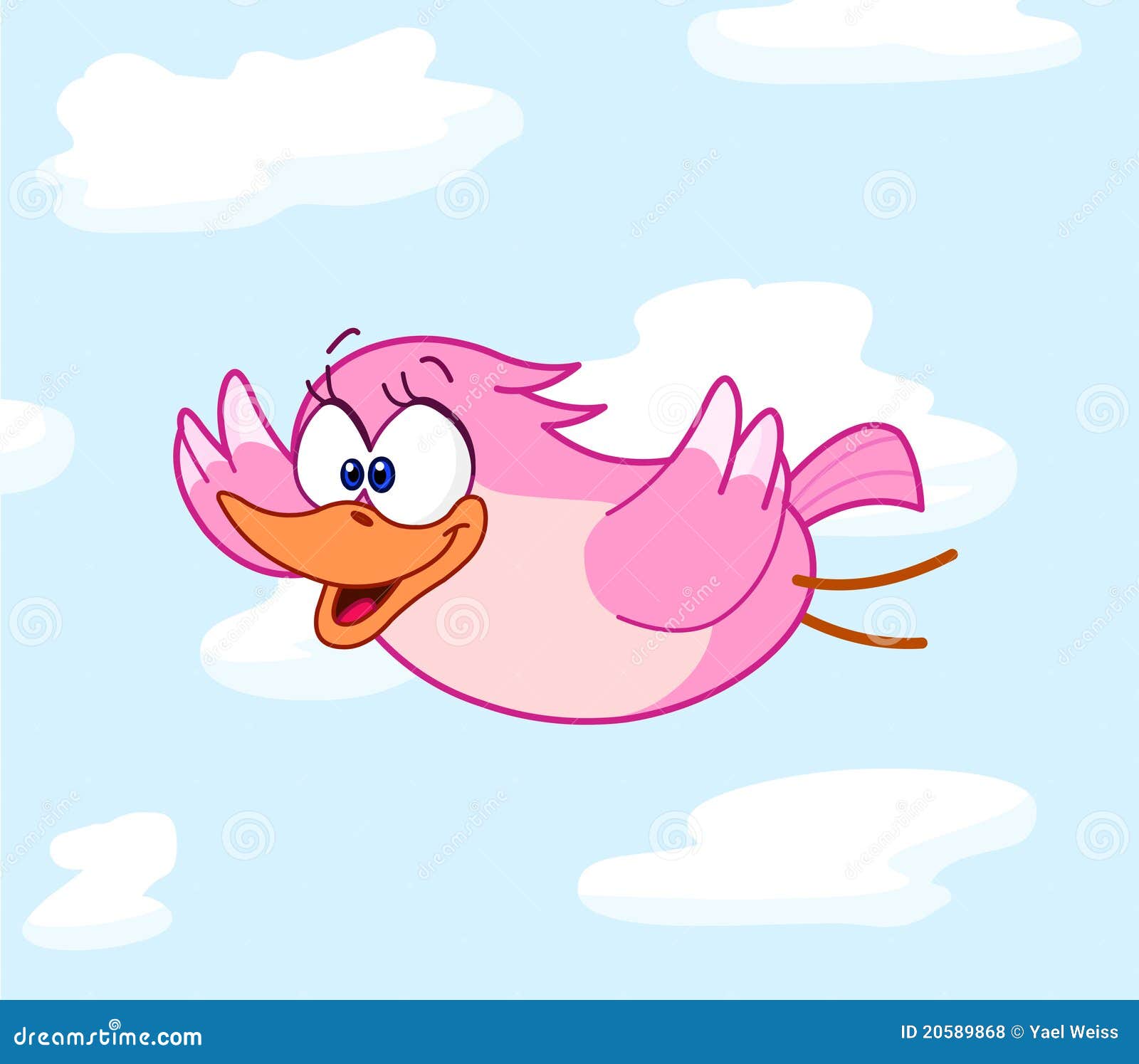 Flying Bird Animation Sprite Sheet Vector Illustration | CartoonDealer ...