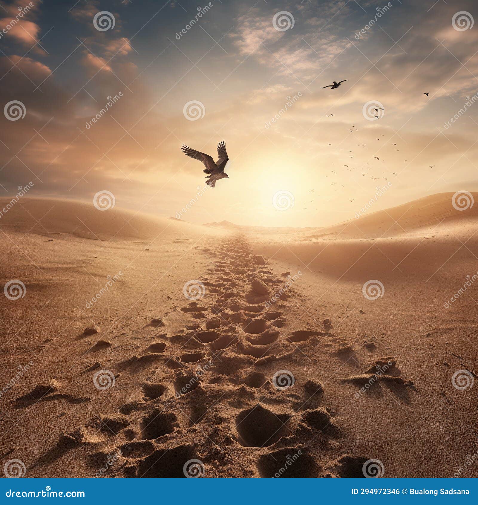 Bird Foot Tracks Isolated Steps Made with Generative AI Illustration ...