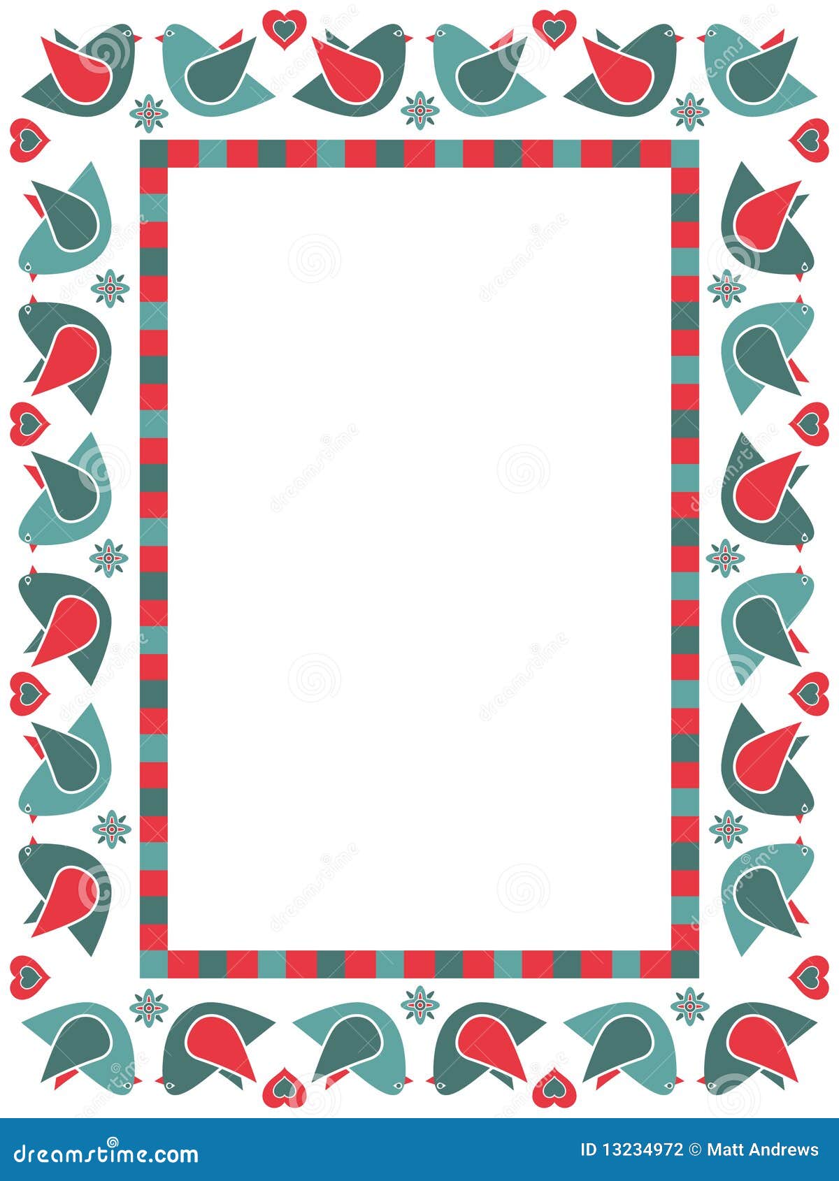 Bird frame stock vector. Illustration of space, frame - 13234972
