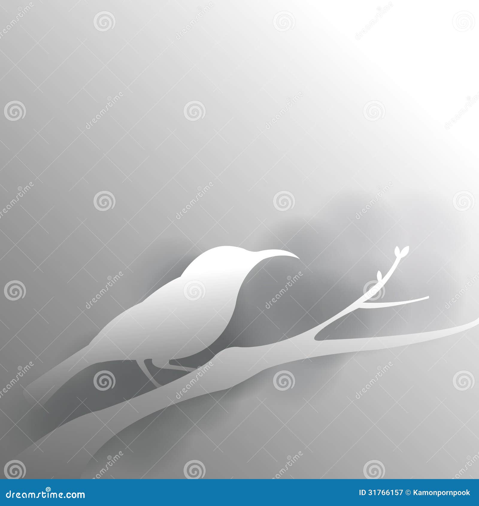 Bird Grey Background Shadow Stock Illustrations – 390 Bird Grey ...