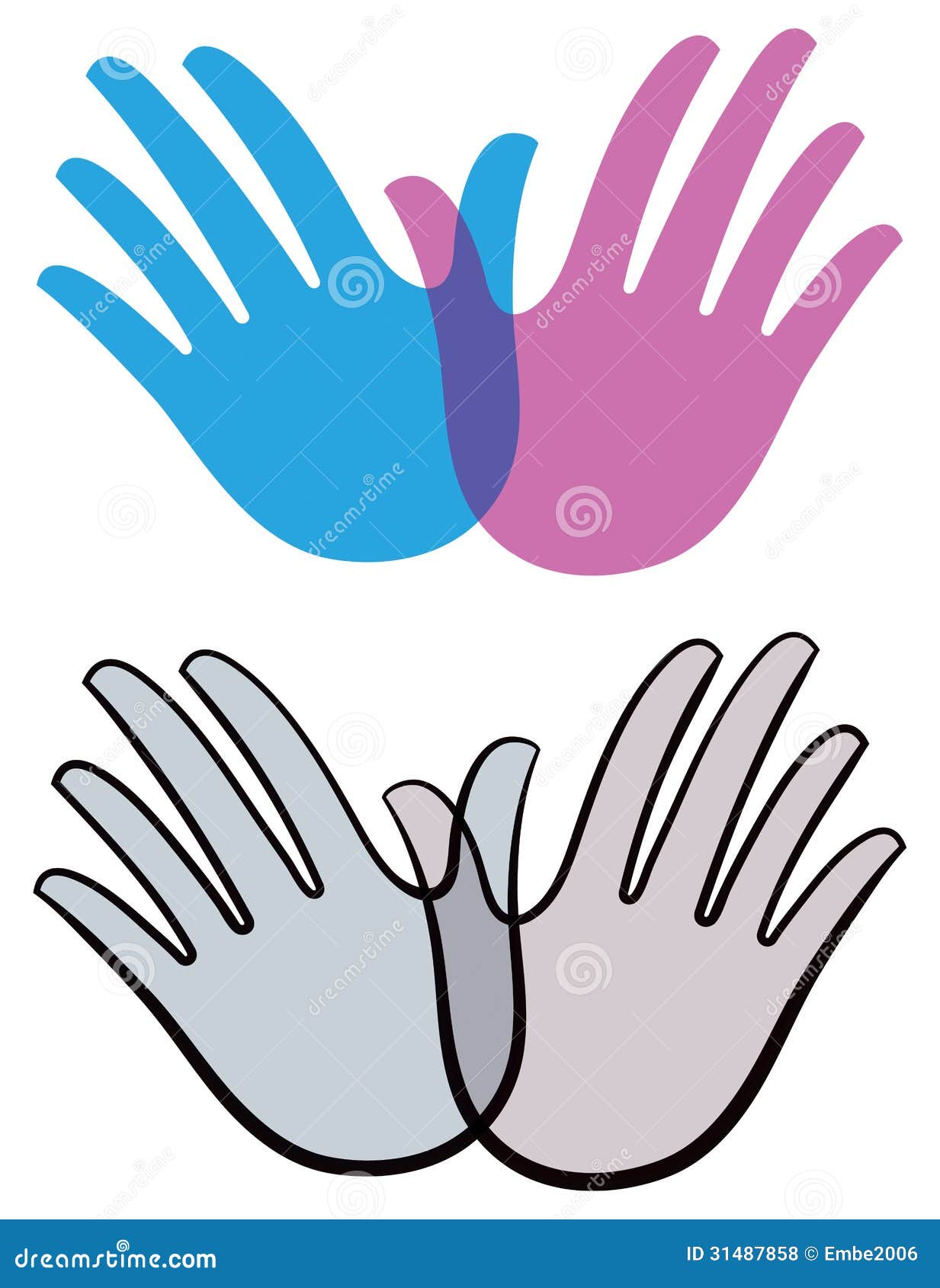 Bird Hand Logo stock vector. Illustration of fingers - 31487858