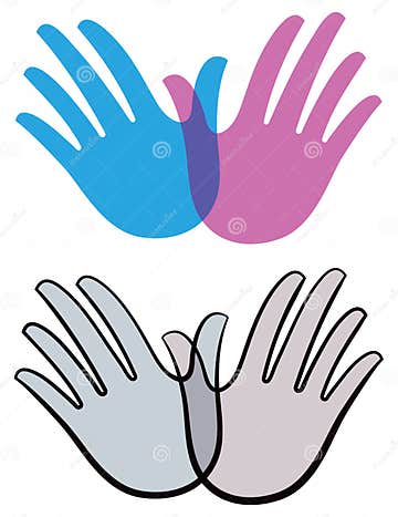 Bird Hand Logo stock vector. Illustration of fingers - 31487858