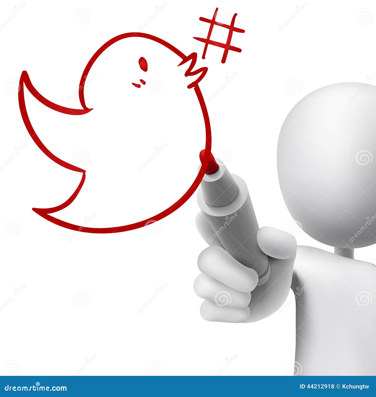 Hashtag Symbol Vector Illustration. Group Of People On Social Media ...