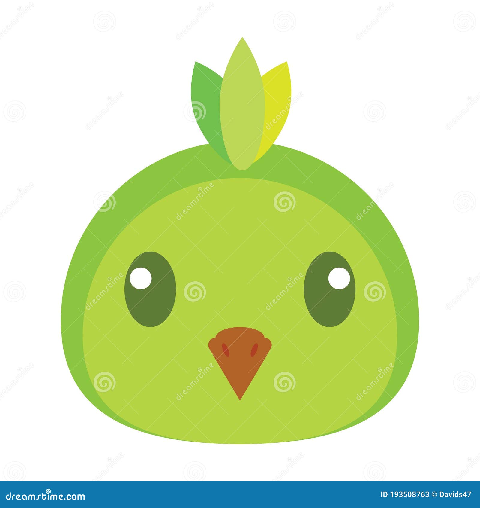 Bird head cartoon stock vector. Illustration of wild - 193508763