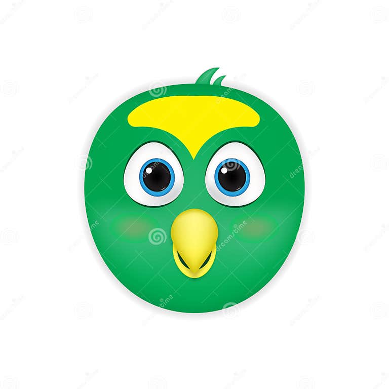 Bird head cartoon stock vector. Illustration of flat - 148691828
