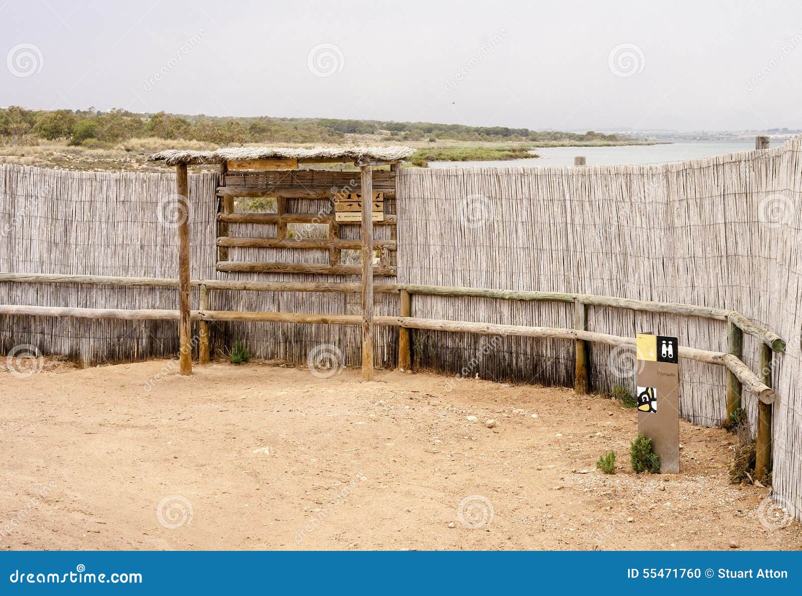 Bird hide stock photo. Image of hide, observation, sand - 55471760