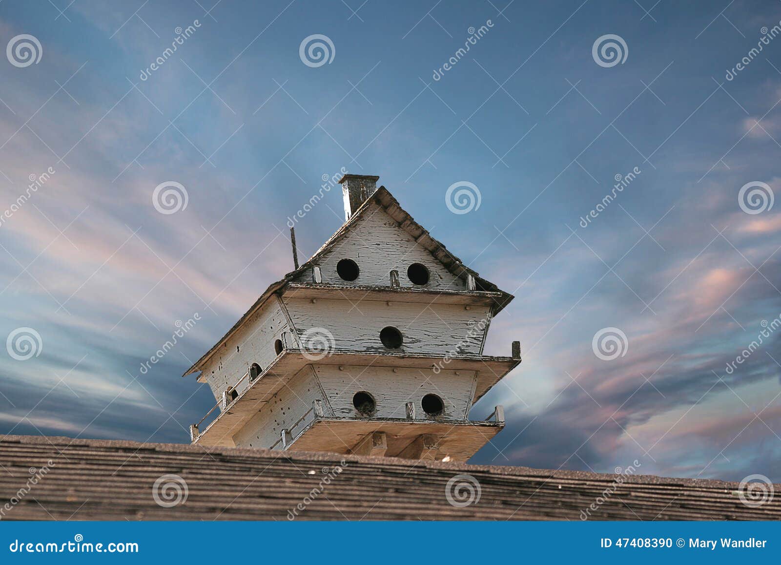 Bird House stock photo. Image of summertime, double, beautiful - 47408390