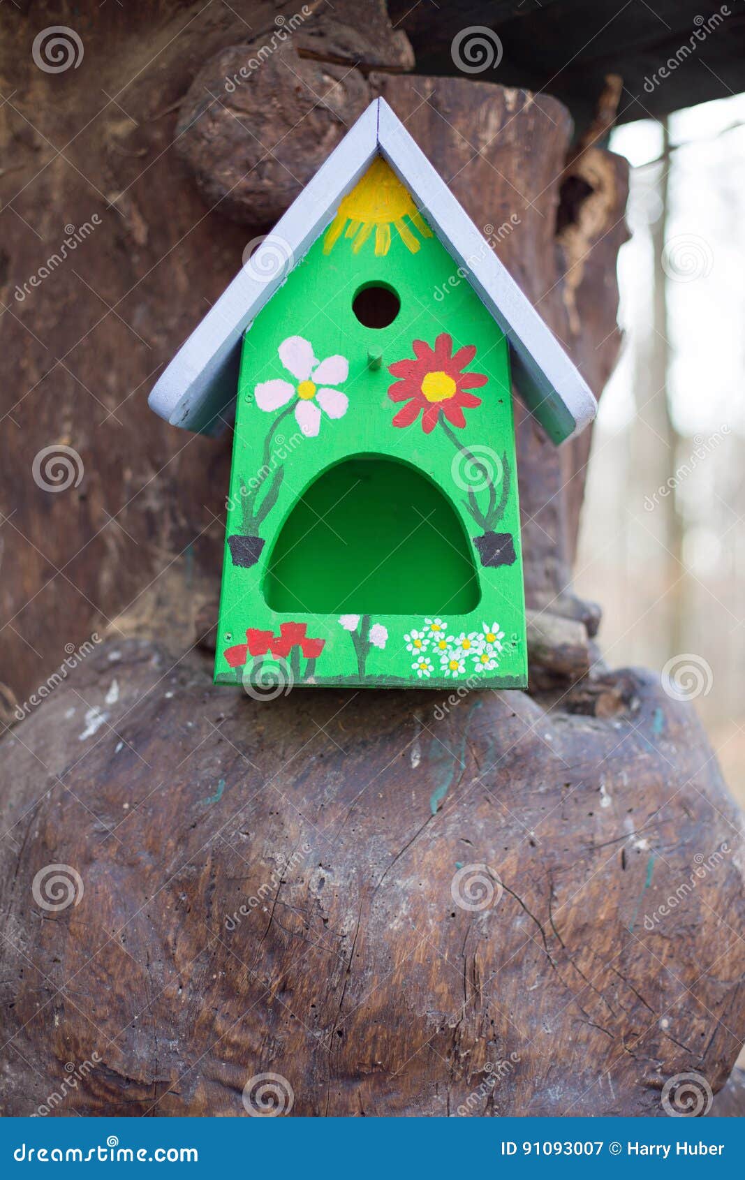 Bird house stock image. Image of nature, birds, small - 91093007