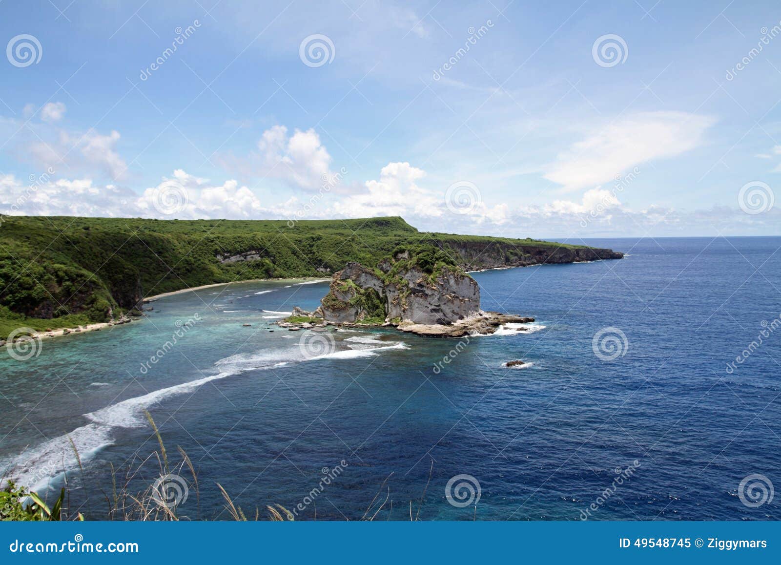 Bird island in Saipan stock image. Image of reserve, clear - 49548745