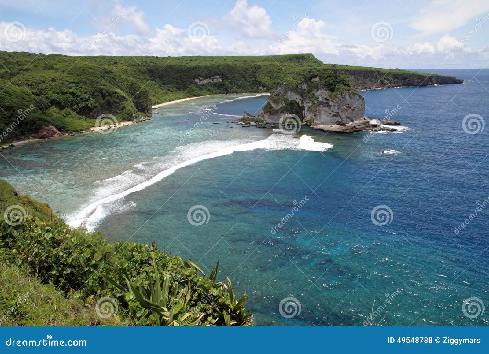 Bird island in Saipan stock photo. Image of caps, islands - 49548788
