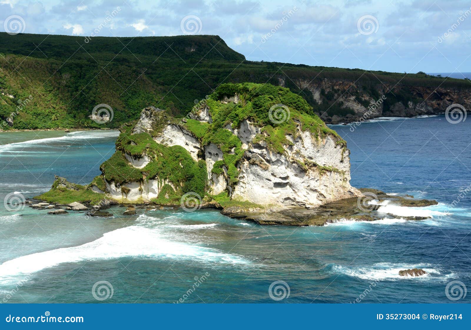 Bird Island Saipan stock photo. Image of mariana, tourist - 35273004