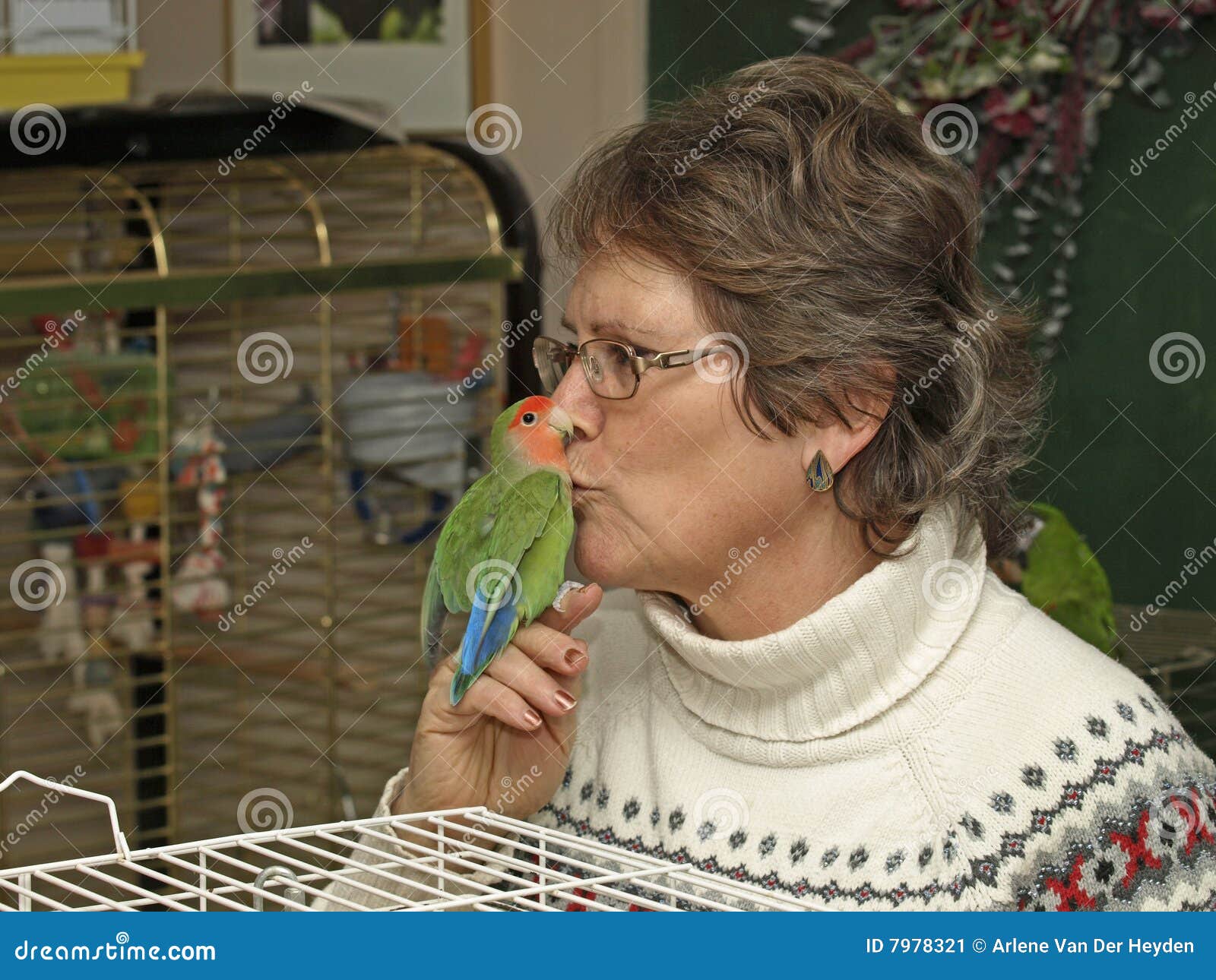 Bird lady stock image. Image of people, woman, mature - 7978321