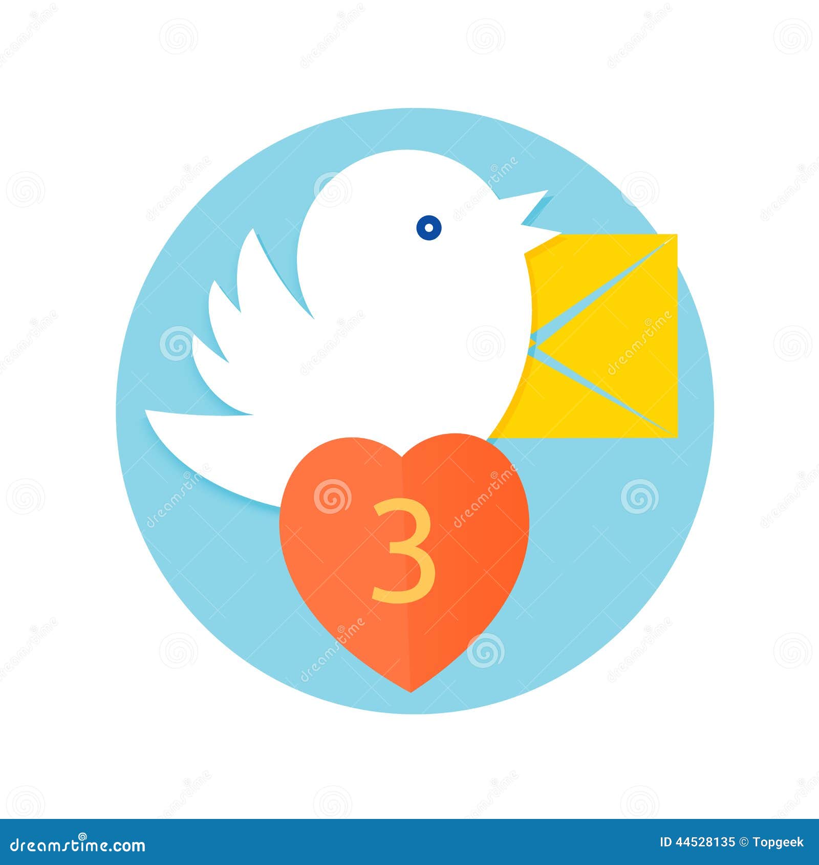 Bird letter message stock vector. Illustration of graphic - 44528135