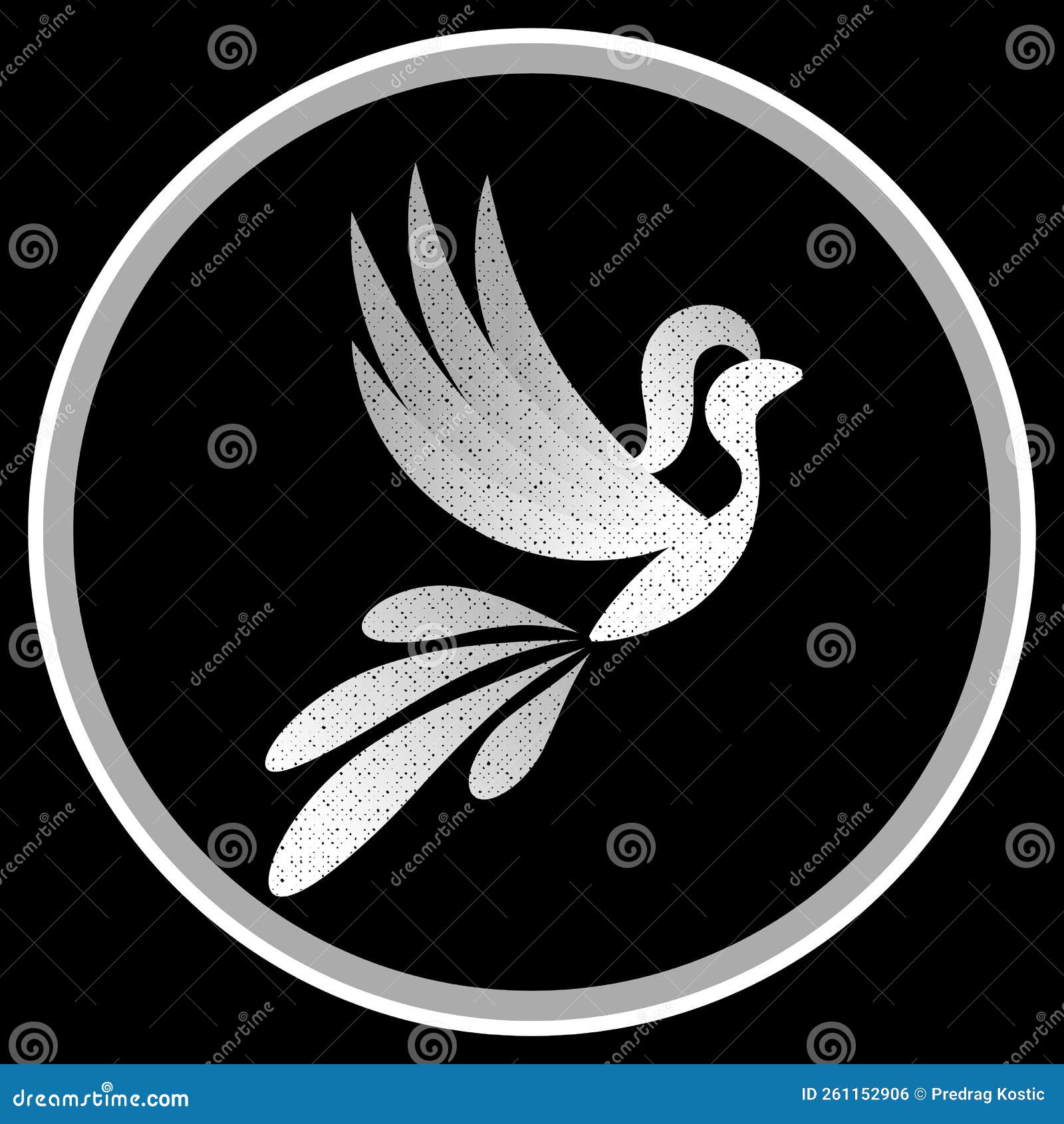 Bird logo stock illustration. Illustration of font, design - 261152906