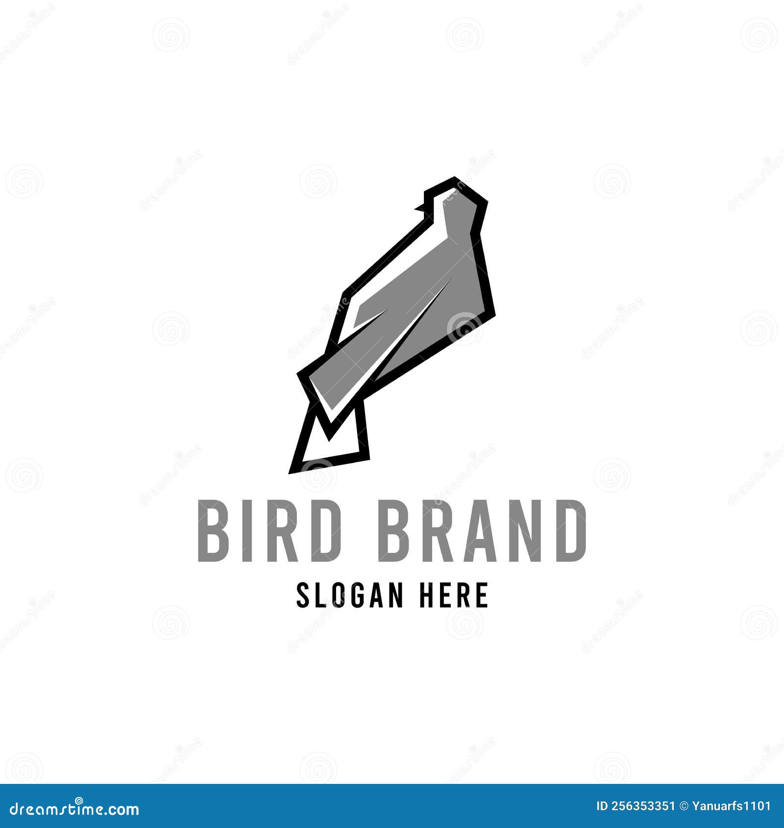 Bird Logo Design Template Vector Stock Illustration - Illustration of ...