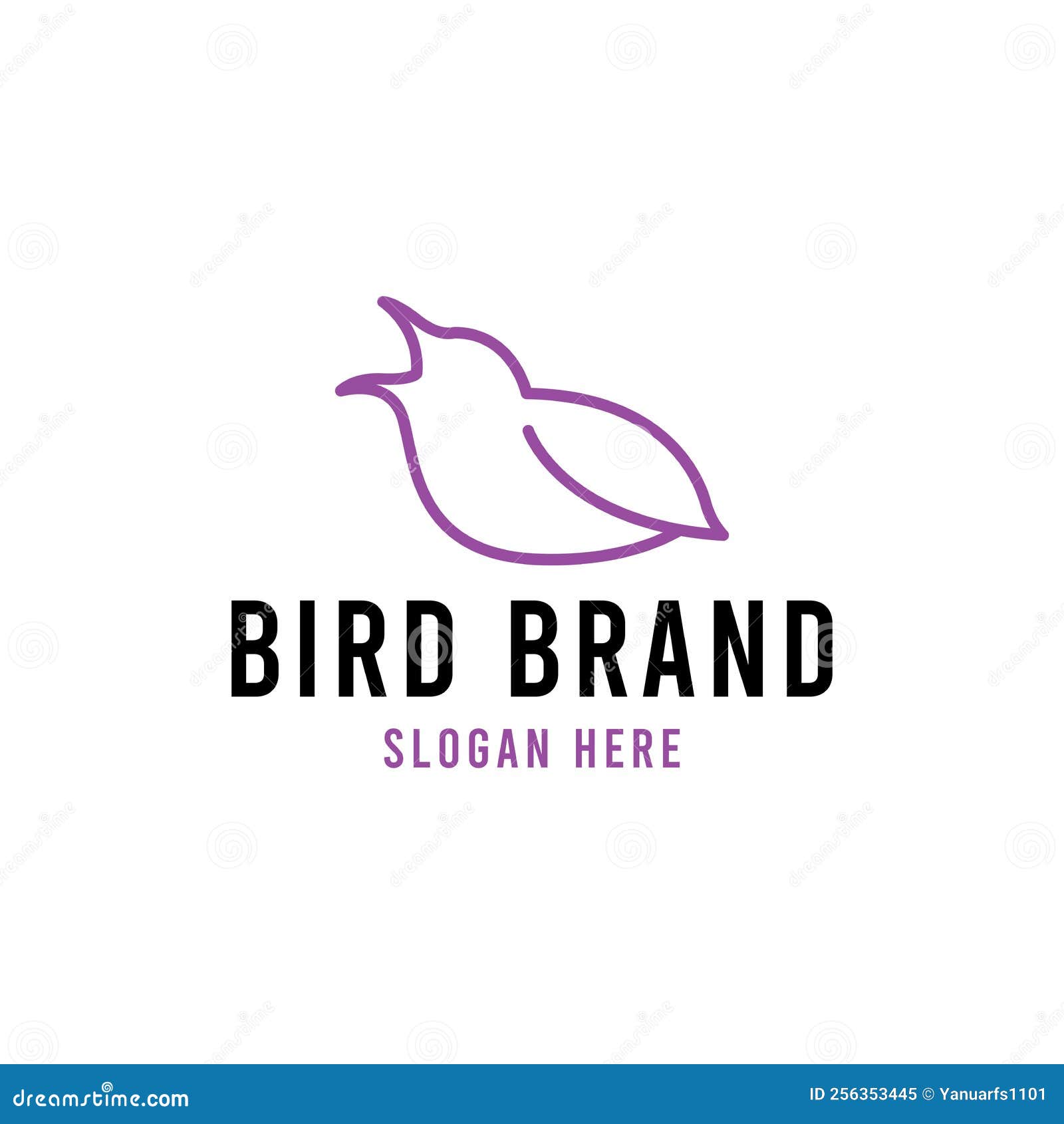 Bird Logo Design Template Vector Stock Illustration - Illustration of ...