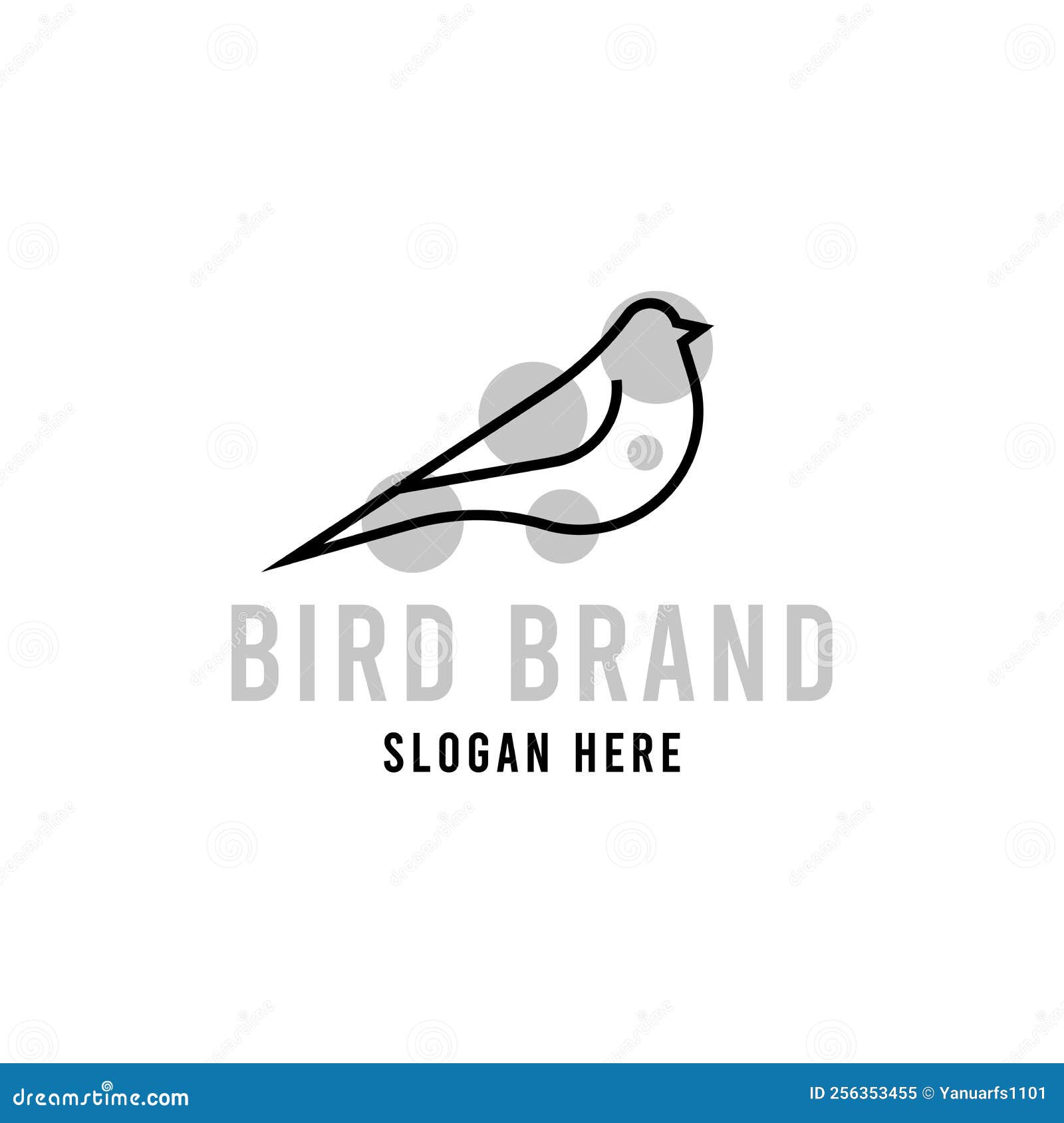 Bird Logo Design Template Vector Stock Illustration - Illustration of ...