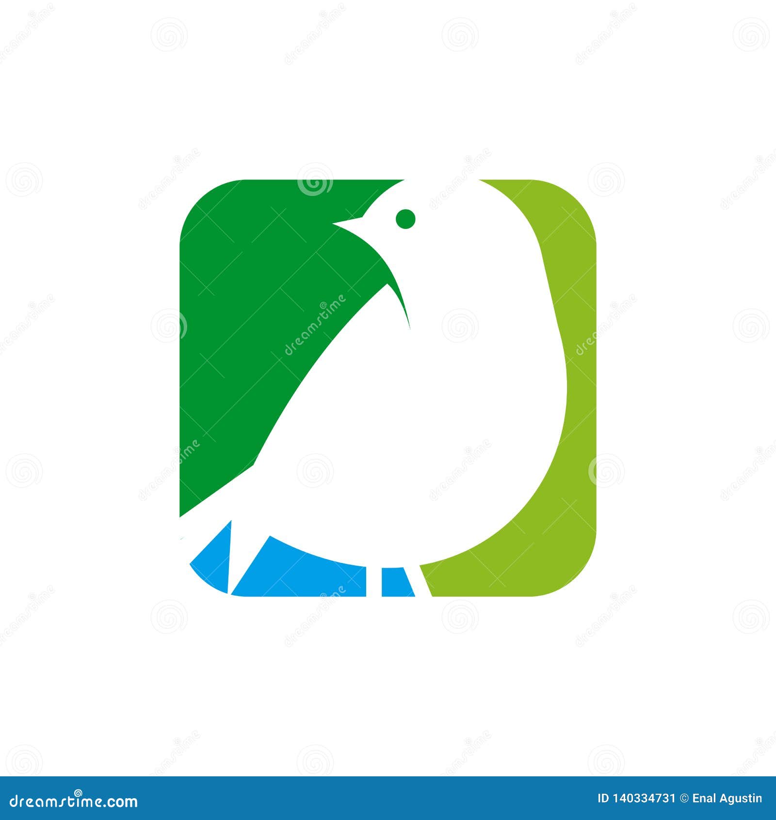Bird logo design stock vector. Illustration of insignia - 140334731