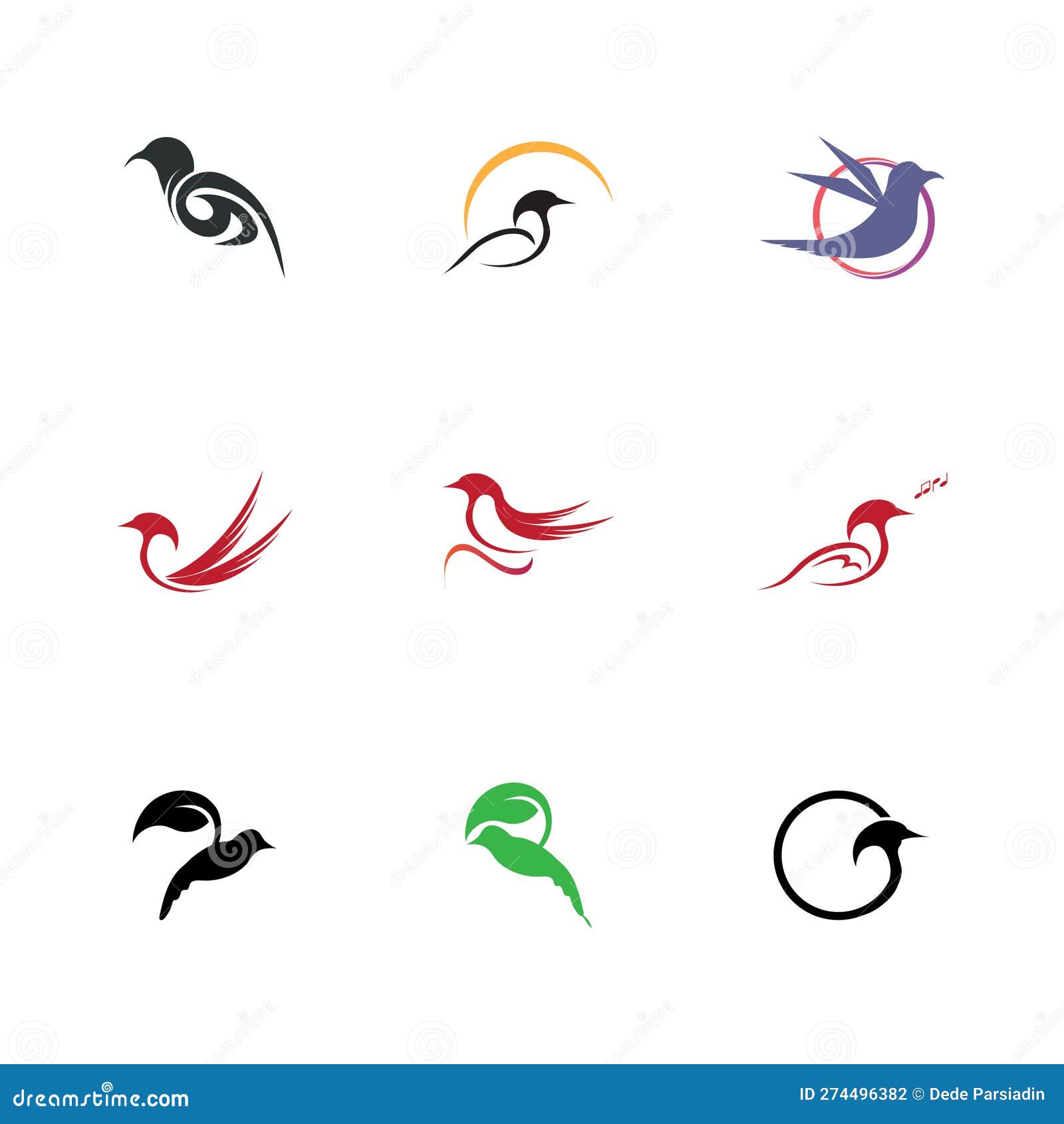 Bird Logo Images Illustration Design Stock Vector - Illustration of ...
