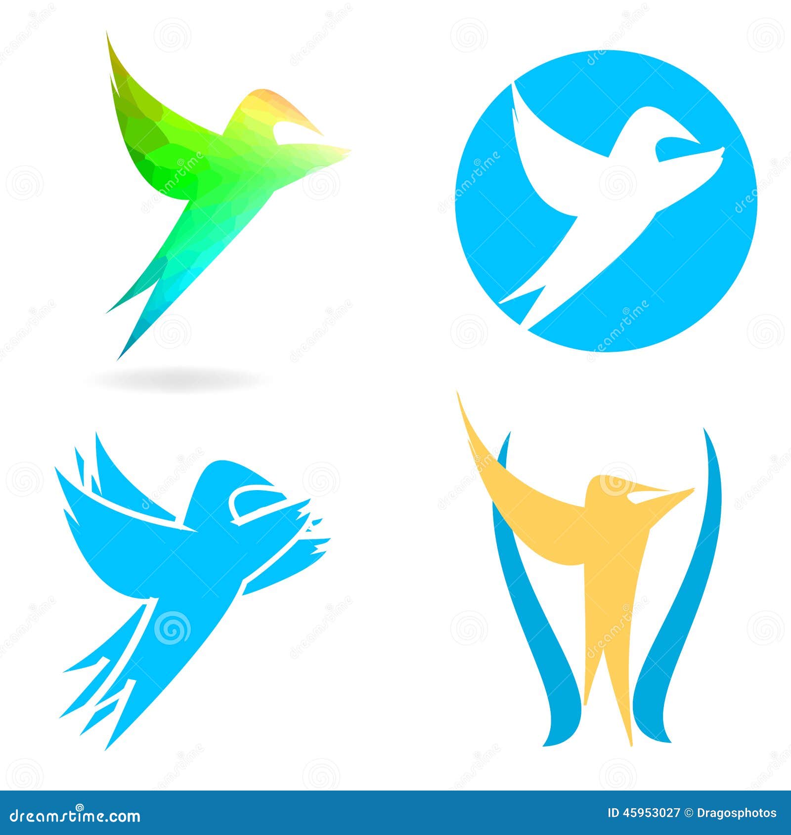 Bird logo stock illustration. Illustration of graphic - 45953027