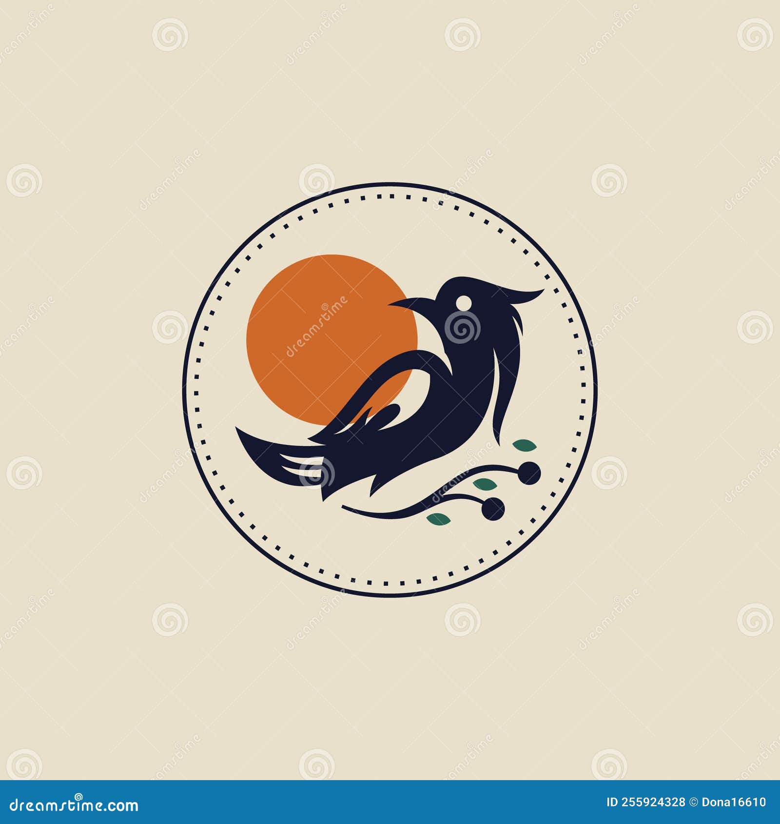 Bird logo stock vector. Illustration of exotic, predator - 255924328