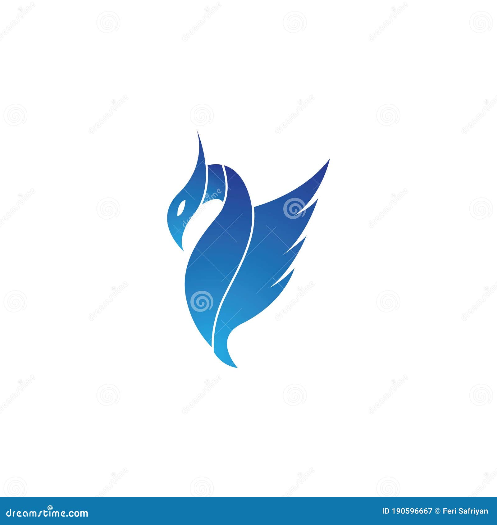 Bird logo template vector stock illustration. Illustration of limb ...