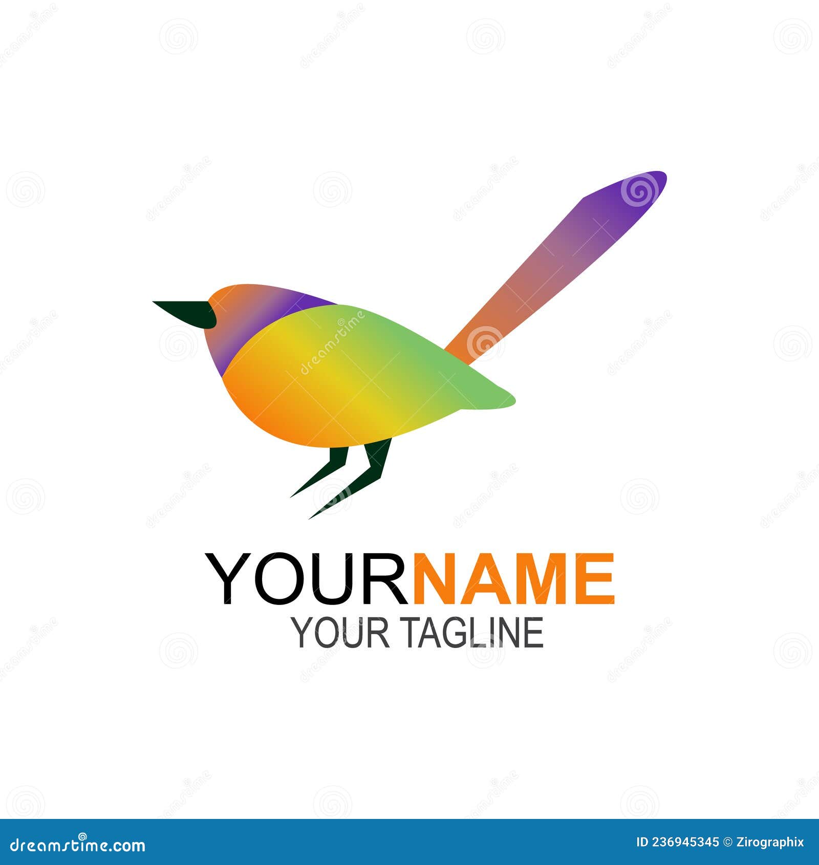 Bird Logo Vector Art Design Stock Vector - Illustration of sign ...