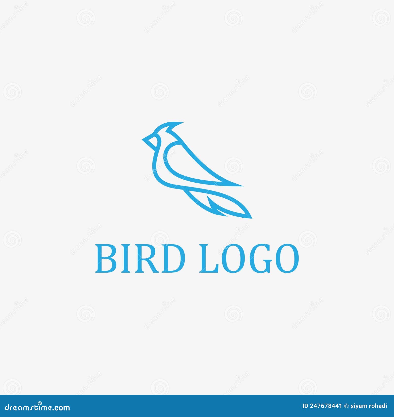 Bird Logo Vector Illustrations Design Icon Logo Stock Vector ...