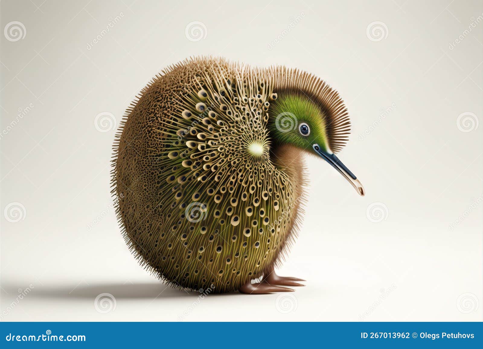 A Bird With A Long Beak And A Long Beak Is Standing In Front Of A White ...